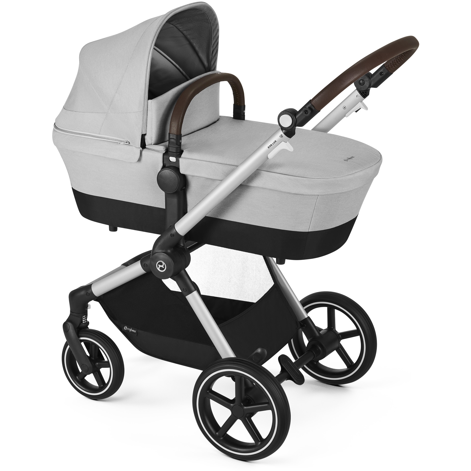 Carucior 3 in 1 pentru bebelusi Cybex Gold EOS LUX cu scoica Aton B2 ...