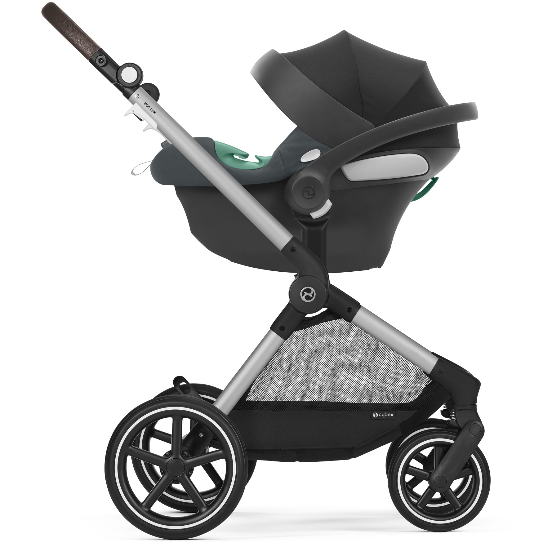 Carucior 3 in 1 pentru bebelusi Cybex Gold EOS LUX cu scoica Aton B2 ...