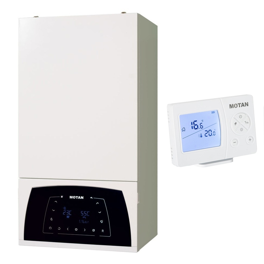 Centrala termica pe gaz in condensare Motan Condens Plus 100 ...