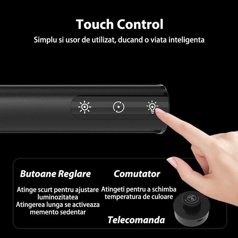 Lampa LED Pentru Monitor, LyndNice, Protectie Pentru Ochi, 3 Culori ...