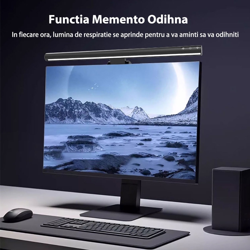 Lampa LED Pentru Monitor, LyndNice, Protectie Pentru Ochi, 3 Culori ...