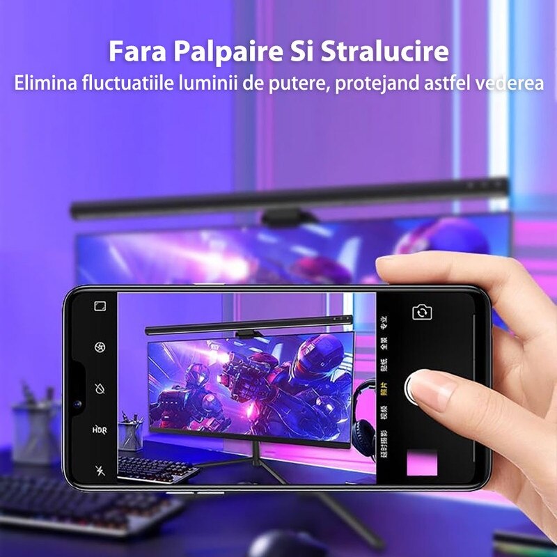 Lampa LED Pentru Monitor, LyndNice, Protectie Pentru Ochi, 3 Culori ...