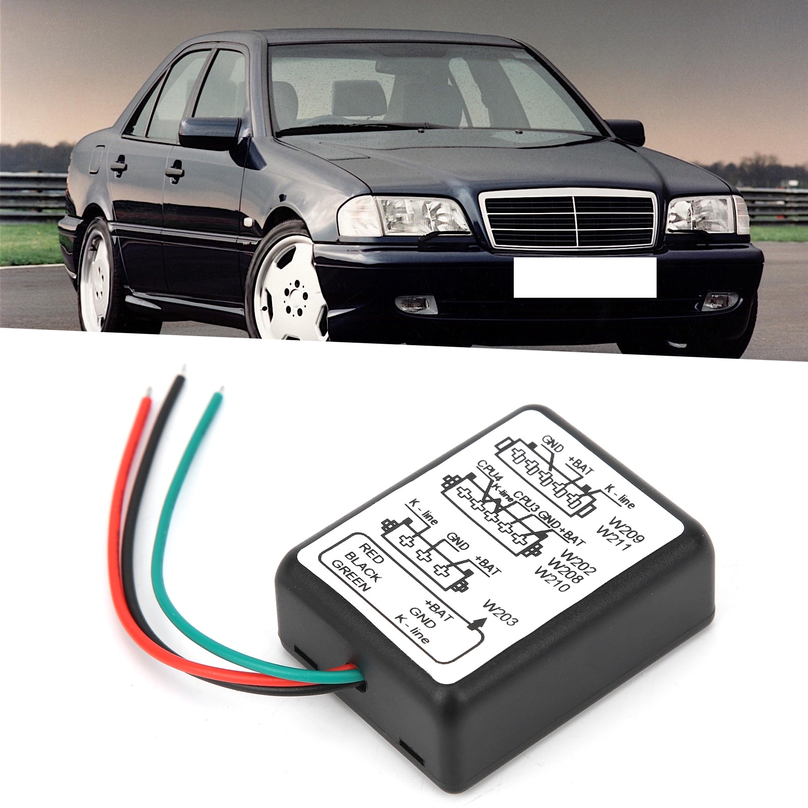 ESL emulátor Mercedes EIS-hez, Mmgoqqt, kompatibilis a W202, W210, W203 ...