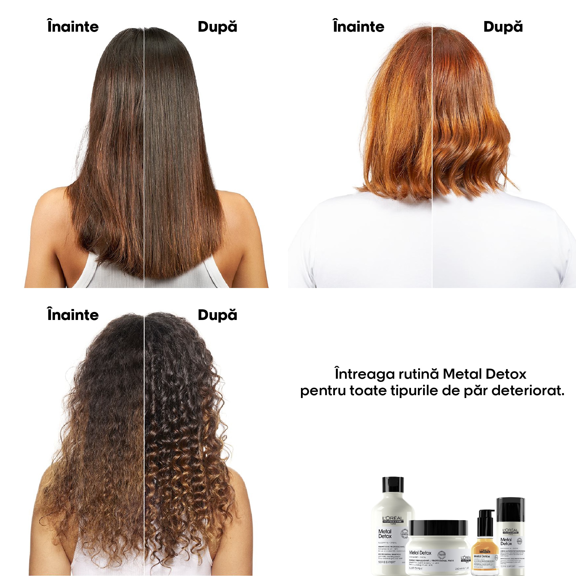 Pachet : Sampon L'Oréal Professionnel Serie Expert Metal Detox pentru ...