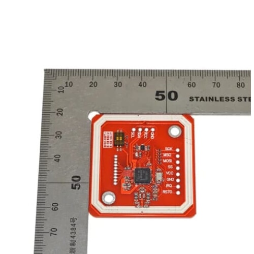 Modul RFID PN532, 13.56 MHz, read/write, cu cartela si tag si conectori ...