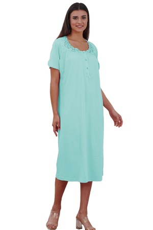 Camasa de noapte, 2080, 100% bumbac, Bella Secret-Vernil-L INTL - eMAG.ro