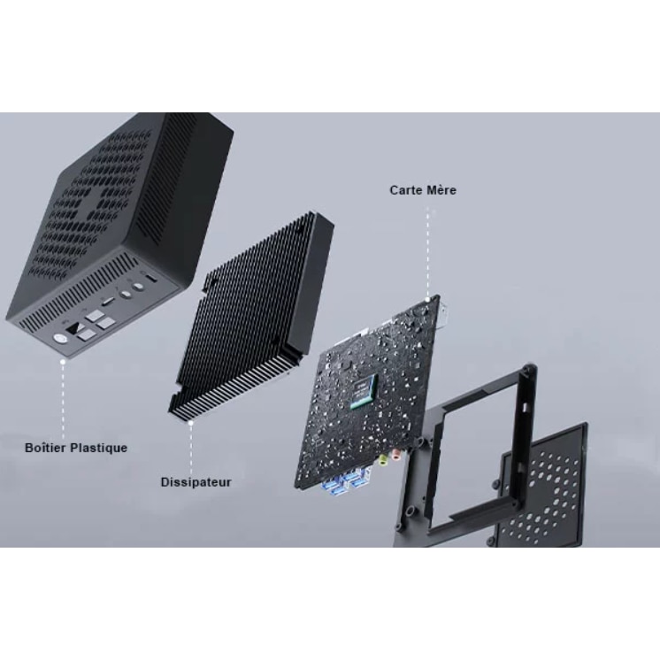 IAMNUC Mini PC cu Processor Intel N100 6 MB Cache, 16GB RAM DDR4, 512GB ...