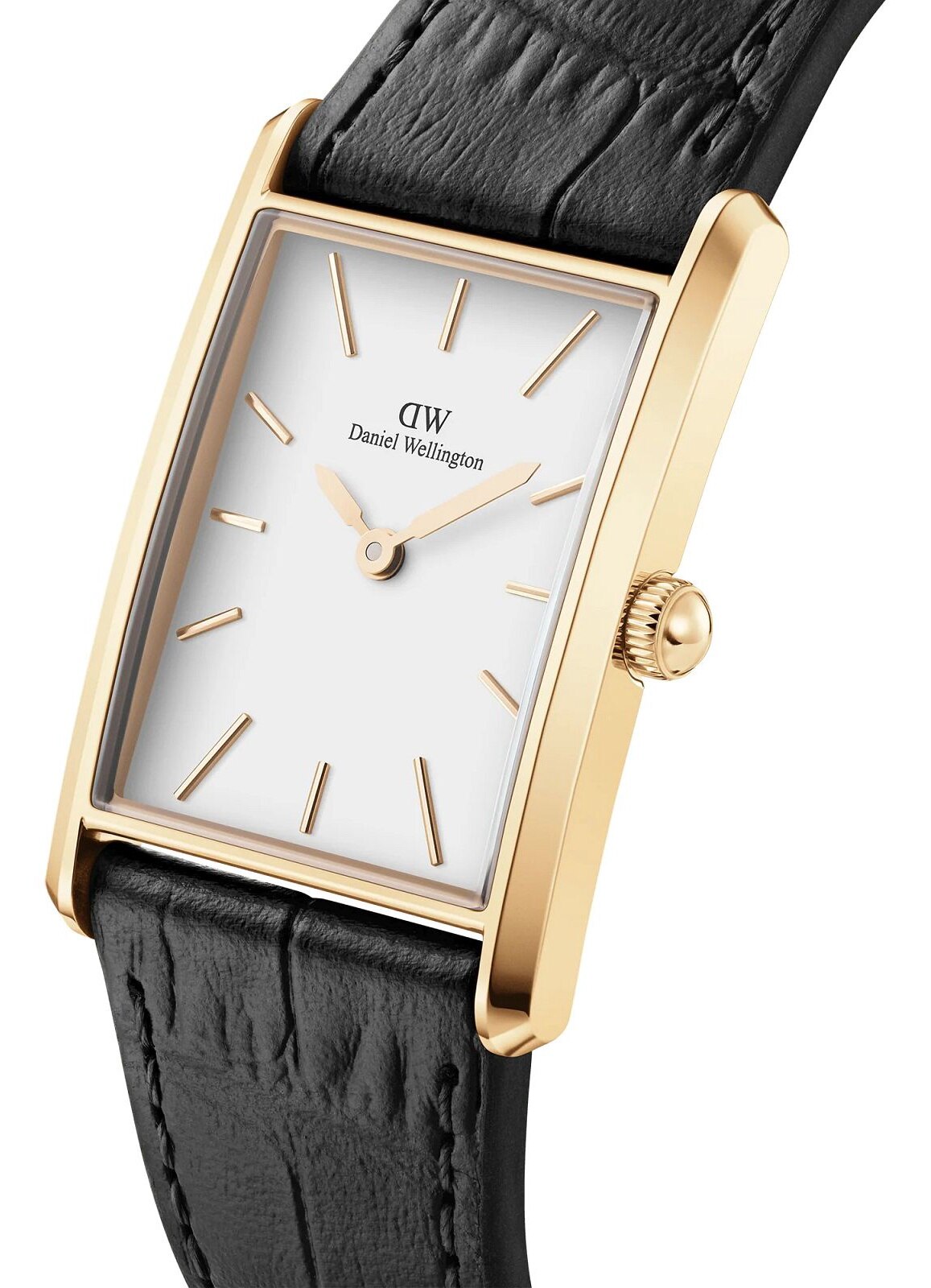 Ceas dama Daniel Wellington Bound, otel inoxidabil, quartz, alb, negru ...