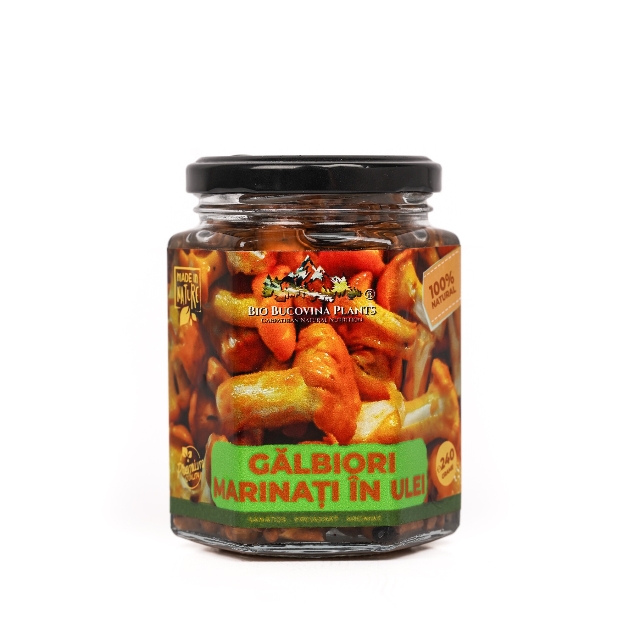 Galbiori Marinati in Ulei Bio Bucovina Plants –240g - eMAG.ro
