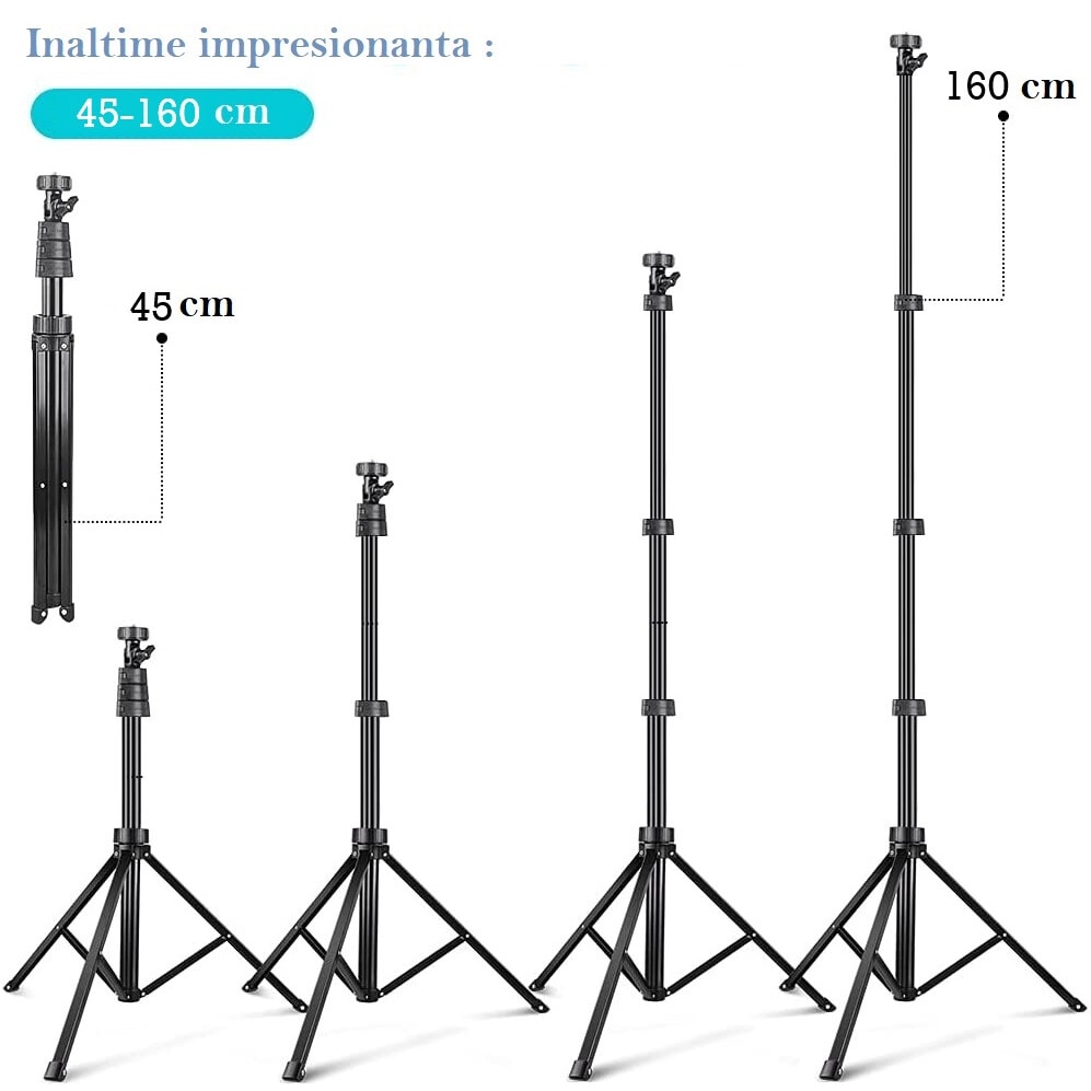 Trepied Foto Telescopic EvoSmart™ 4D Plus Profesional, Pentru Telefon ...