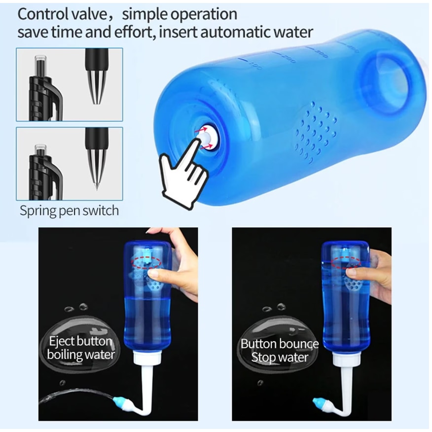 Irigator nazal, 300ml, 2 capete adulti/copii, Design ergonomic, Operare ...