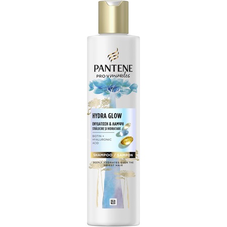 Sampon Pantene Pro-V Miracles Hydra Glow cu Biotina, pentru par uscat si deshidratat, 250 ml ...