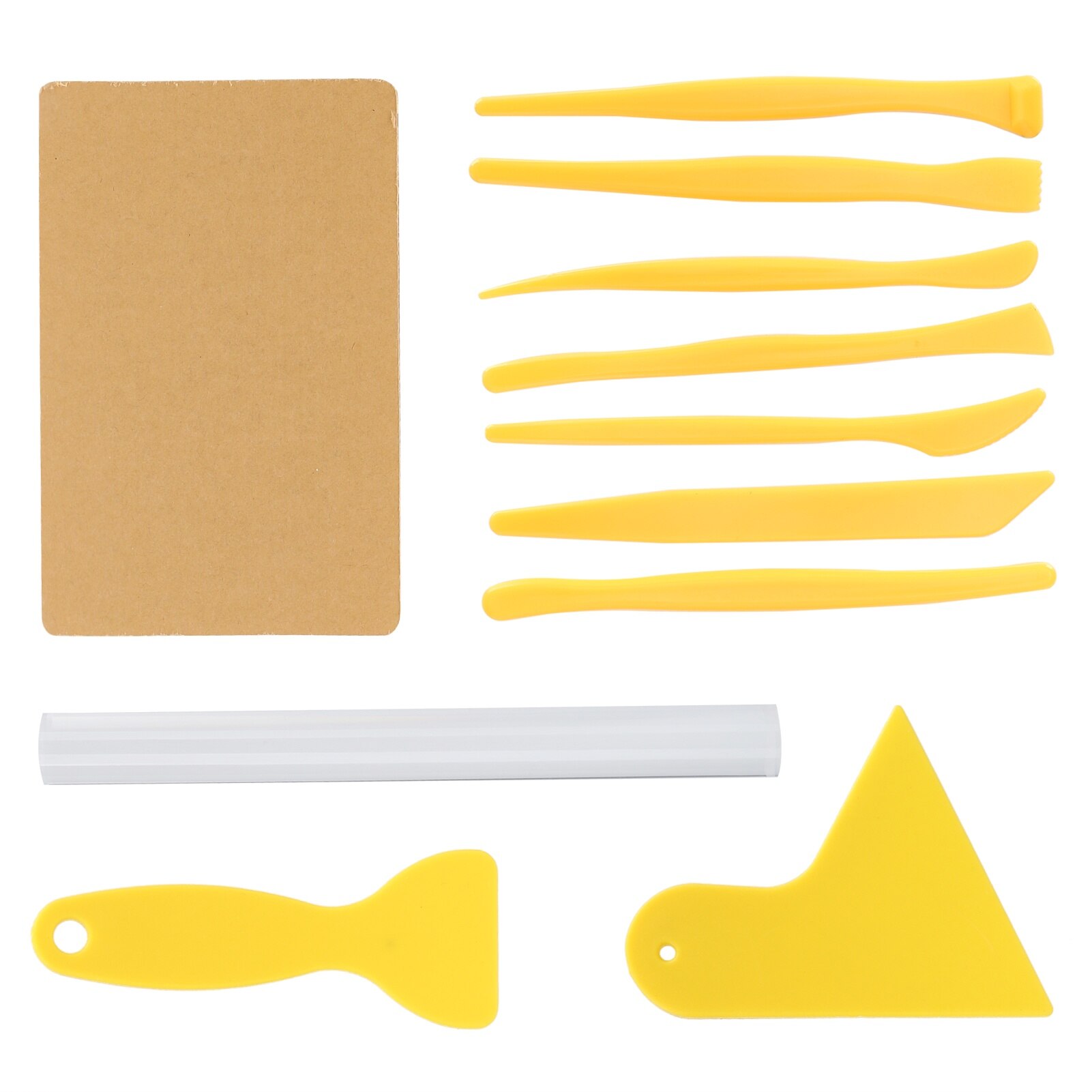 Set 11 unelte pentru lut, Jormftte, diverse dimensiuni, plastic, pentru ...