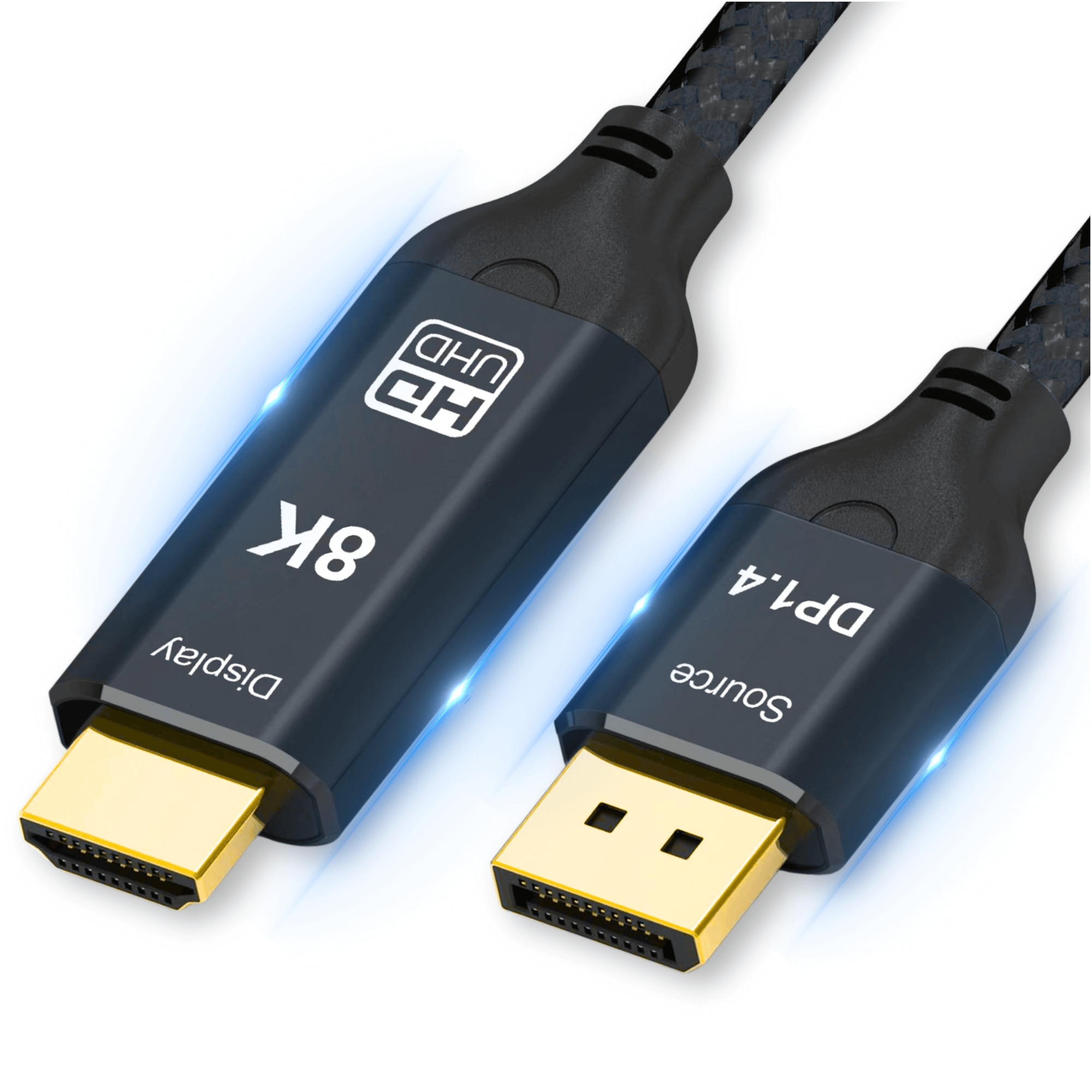 Cablu DisplayPort La Hdmi Reagle 8K@60Hz 4K@144Hz 1M - eMAG.ro