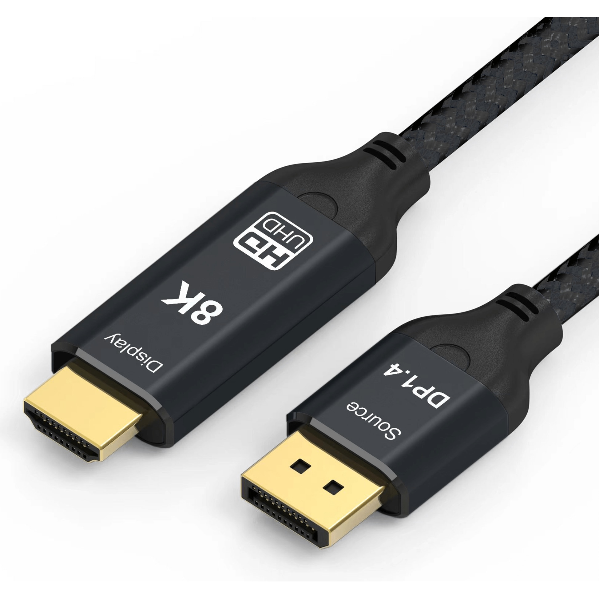 Cablu DP HDMI - Adaptor DisplayPort la HDMI 2 metri mufa - 8K@60Hz 4K ...