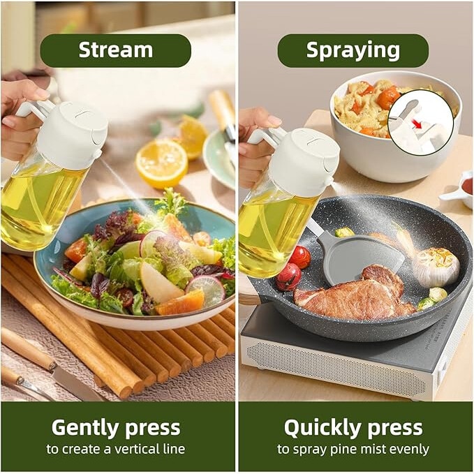 Set 2 Pulverizatoare pentru Ulei sau alte lichide 2 in 1 Aurov ...