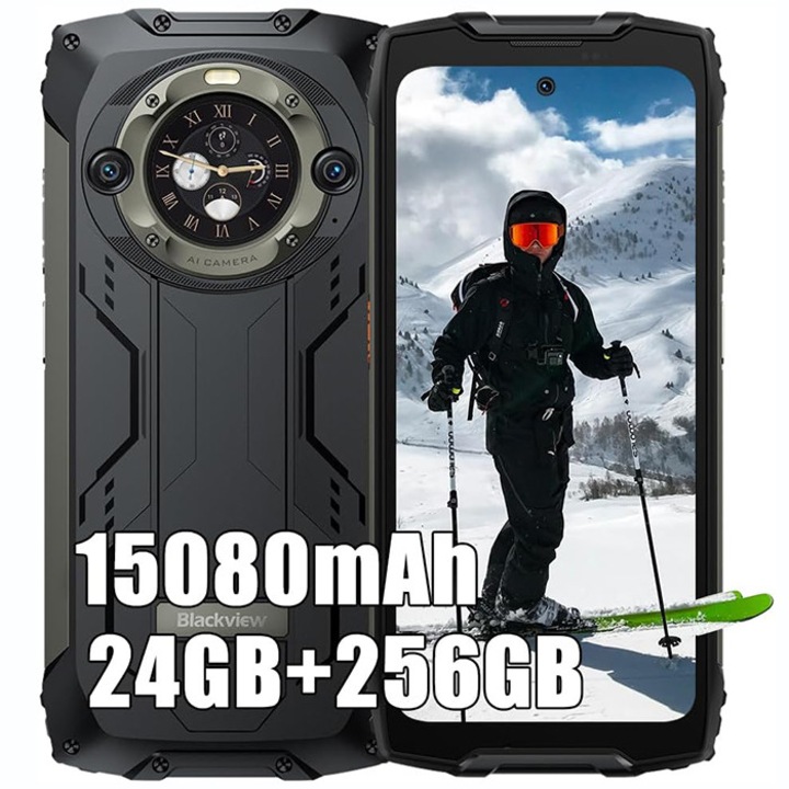 Telefon mobil Blackview BV9300 Pro, 24GB Ram(12GB+12GB extensibili ...