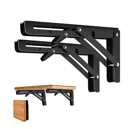 Suporti pentru raft pliabil - 2 buc. Suport pentru raft din metal de ...