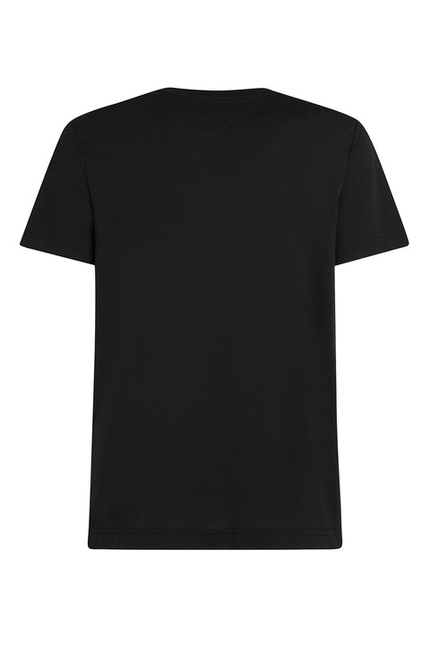 Tommy Hilfiger, Tricou cu imprimeu logo, Negru, 3XL - eMAG.ro