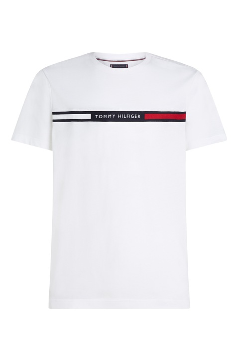 Tommy Hilfiger, Tricou cu imprimeu logo, Alb, 3XL - eMAG.ro