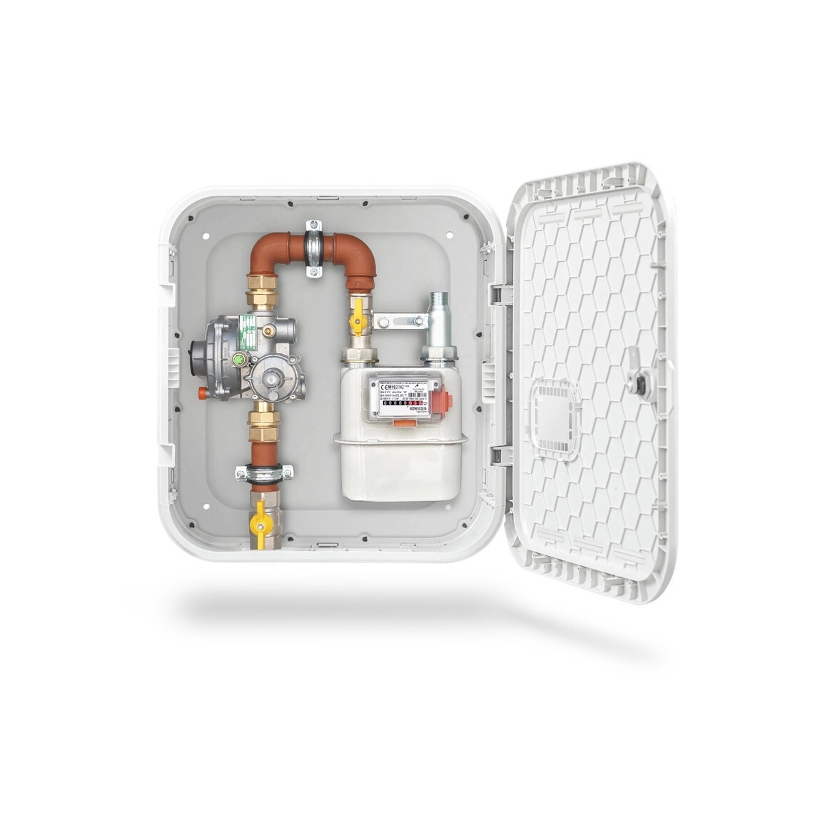 Regulator gaz bransament Q10 mc/h, Proconstructo Group, racorduri DN 1 ...