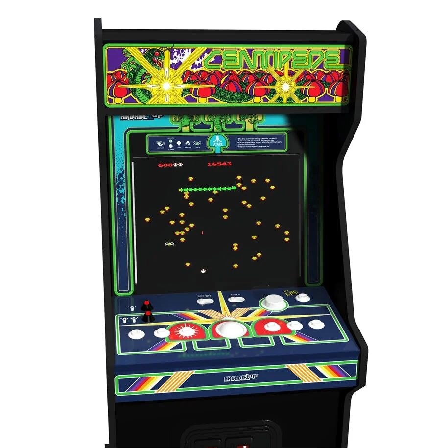 Consola verticala 14 jocuri ARCADE1UP, Legacy Centipede Edition, H 148 ...