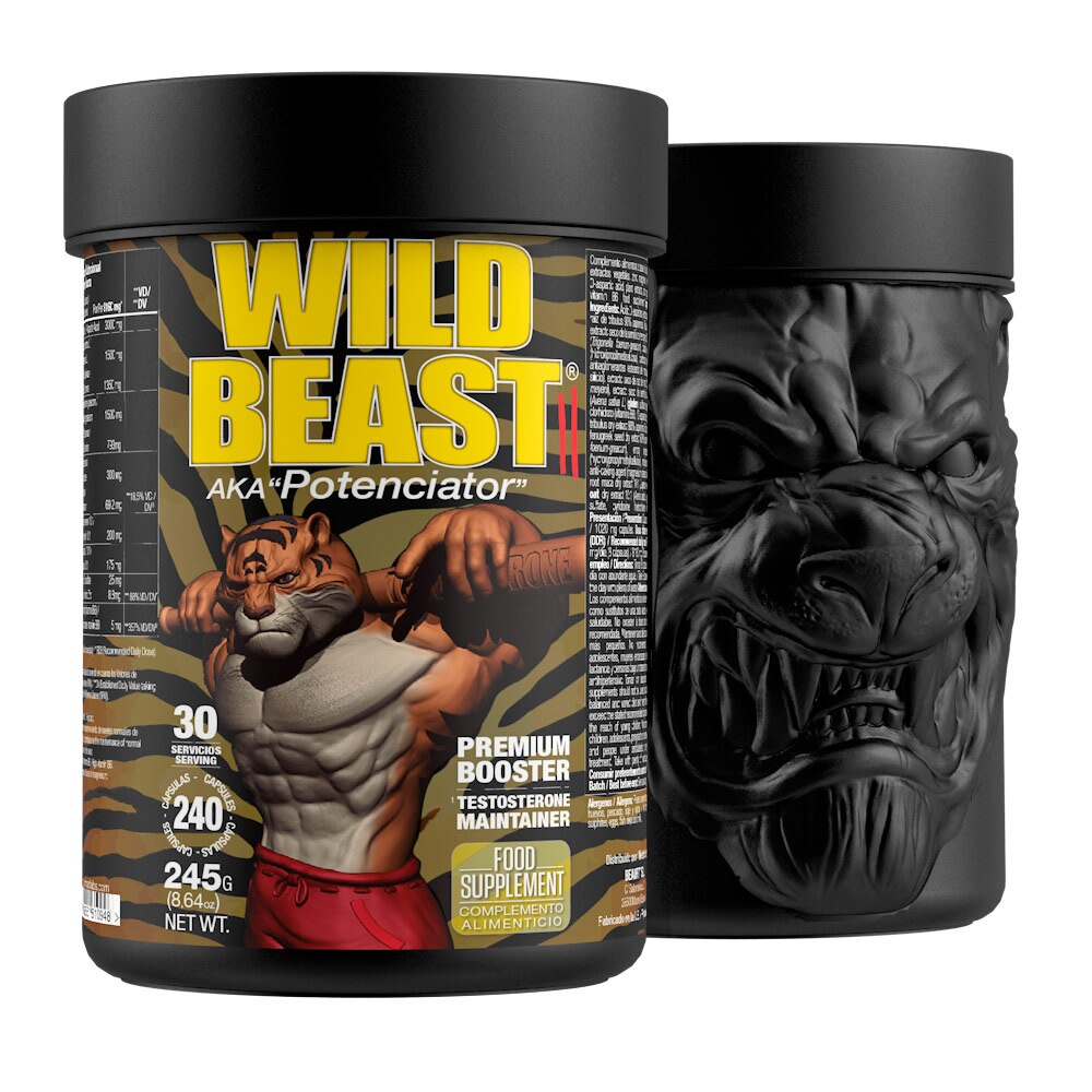 Zoomad Labs Wild Beast 240 capsule, testosteron, 3g acid aspartic ...