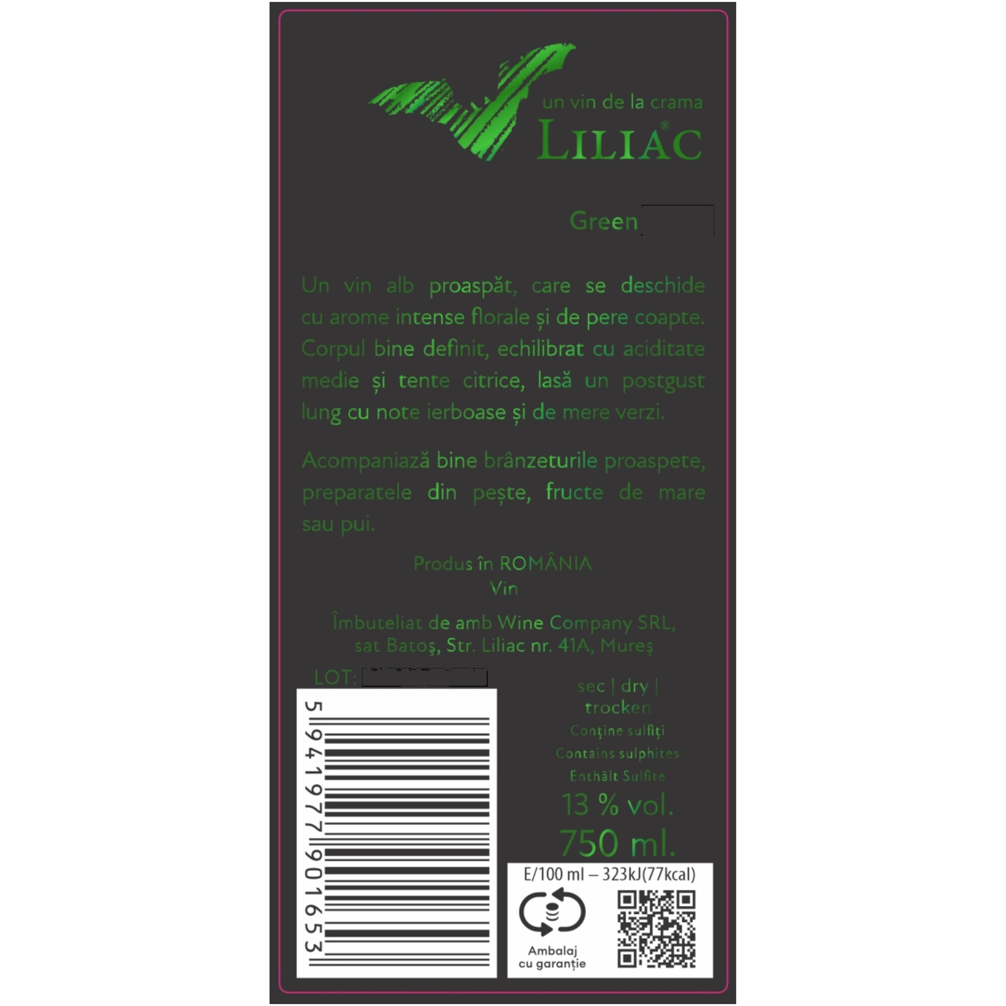 Vin Alb Crepuscul Green, Sec, 0.75l - eMAG.ro