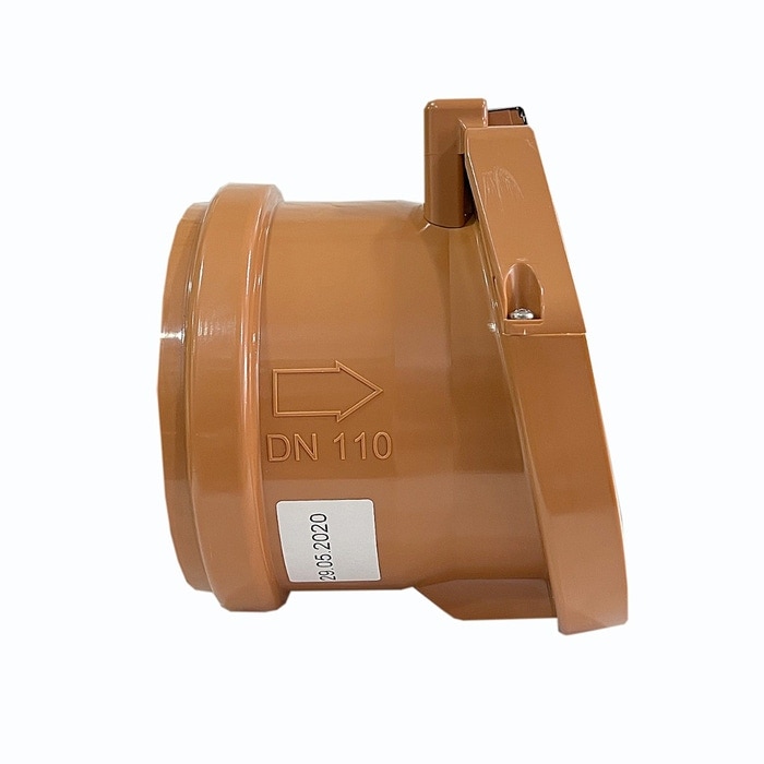 Clapeta antiretur de capat, PVC, cu inel, D 110 mm - eMAG.ro