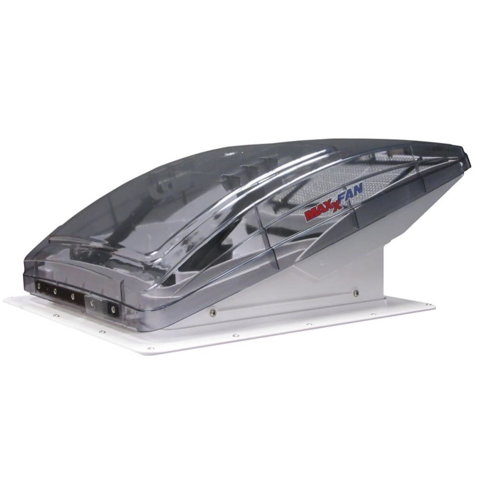 Trapa cu ventilator 12 V MaxxFan Deluxe transparent pt rulota ...