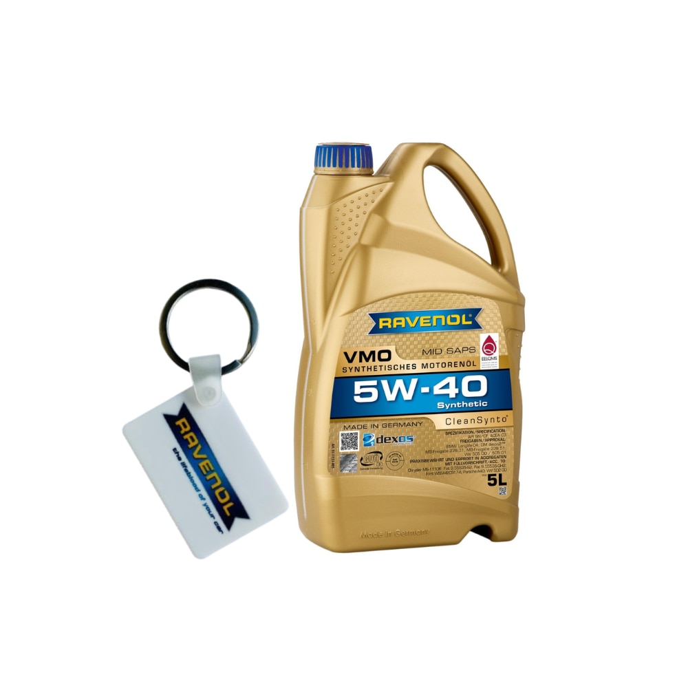 Set Breloc si Ulei, Ravenol, VMO 5W-40 5L - eMAG.ro