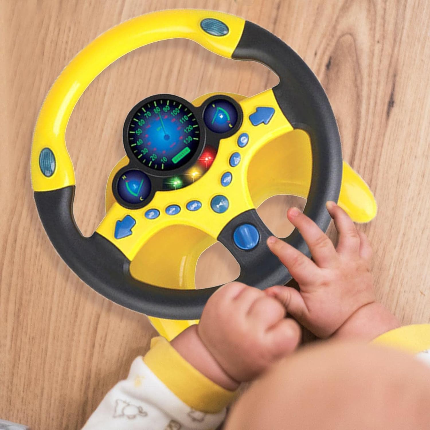Volan Interactiv Kids Driving Simulator PRO, Picior reglabil pe ...