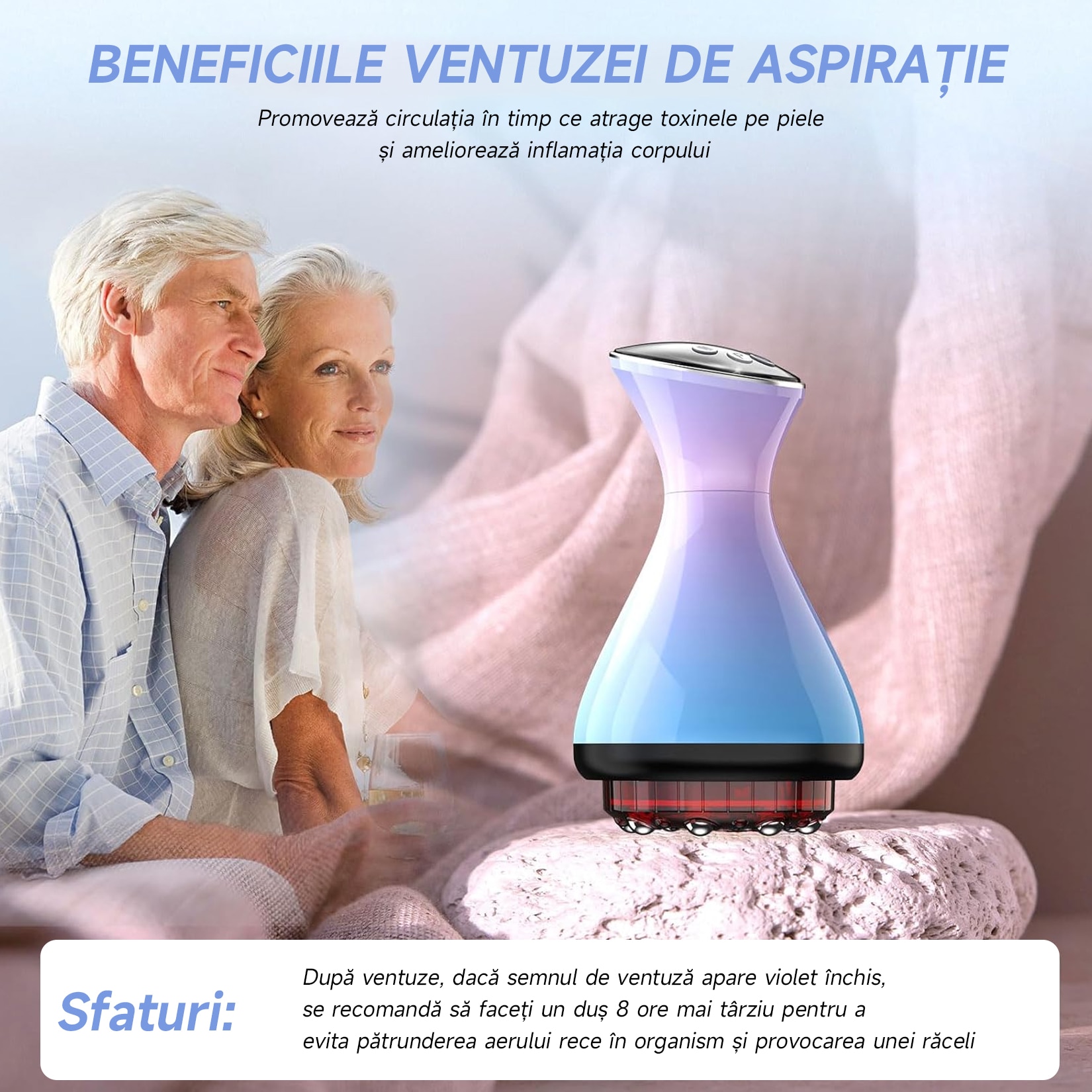 Aparat de Masaj Profesional tip Ventuza, Aparat Electric tip Ventuza Pentru Masaj cu Ventuza ...