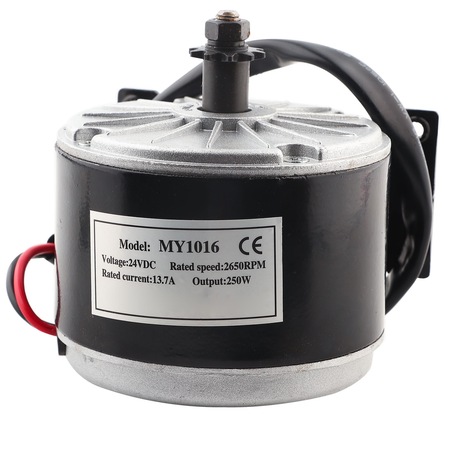 MY1016 24V 250W Motor cu perie mica de mare viteza cu scripete curea ...
