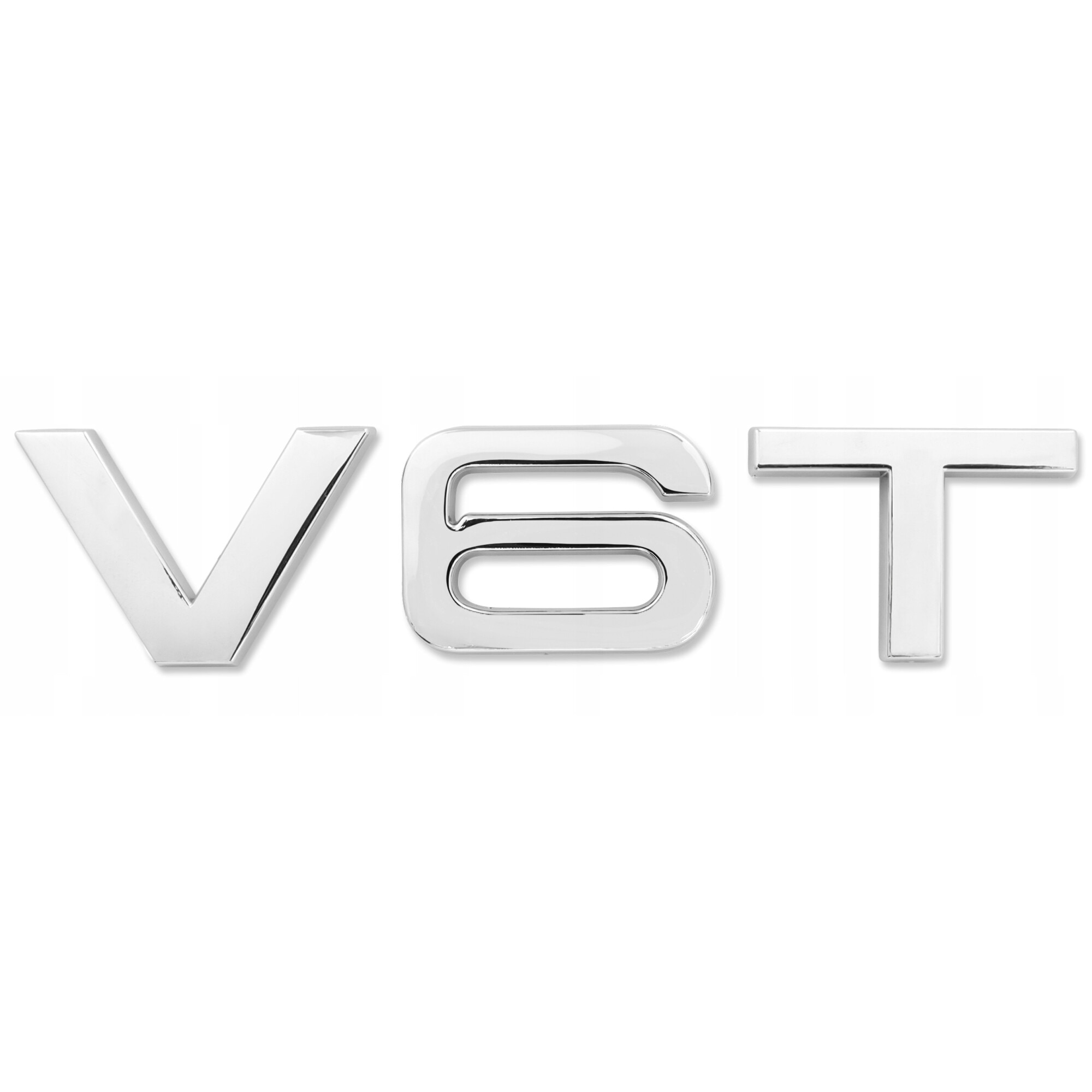Ecuson autoadeziv AUDI V6T 8, 6x1, 9 cm Argintiu - eMAG.ro