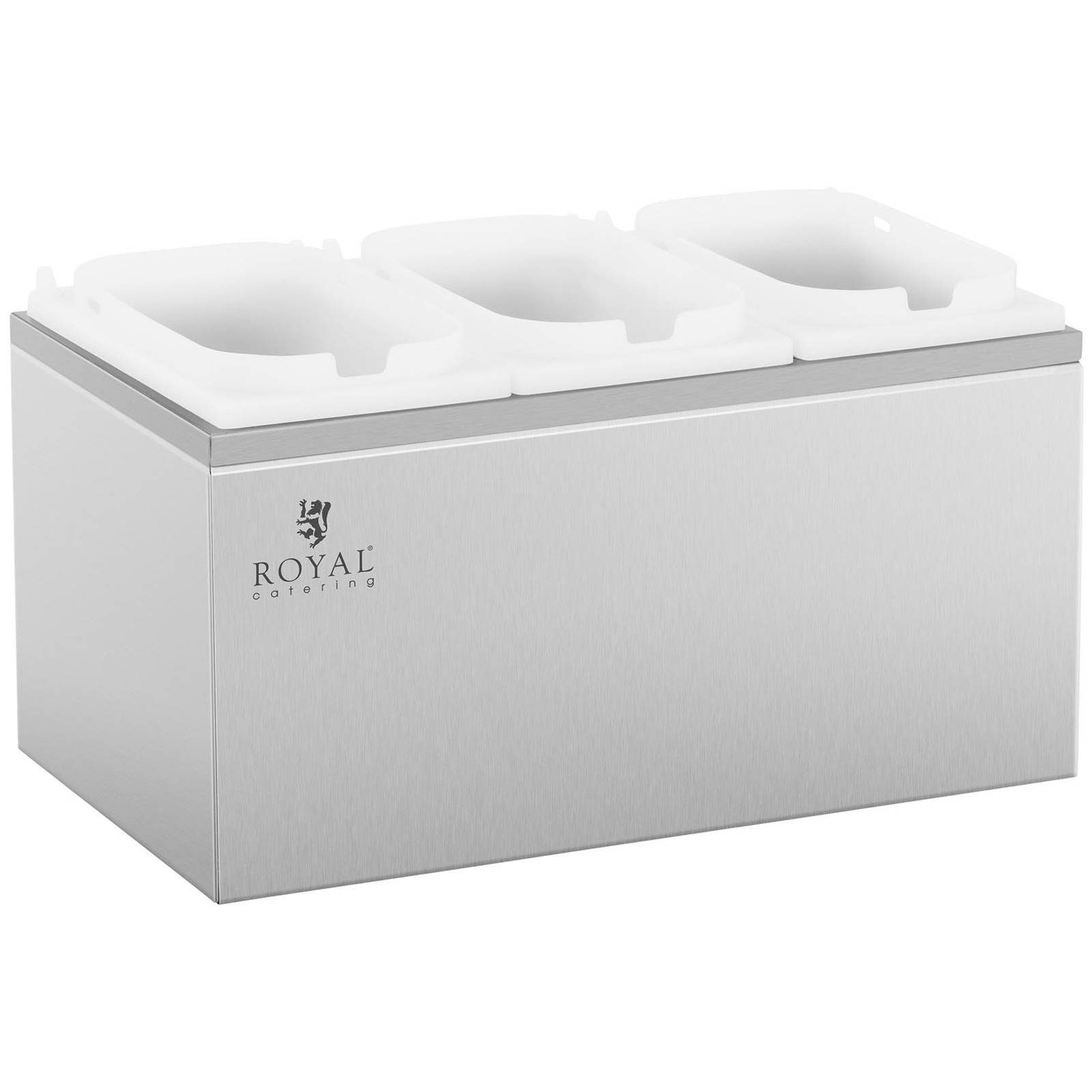 Dozator sosuri Royal Catering, 3 pompe, 6 l, inox, 20x36.5x33 cm ...