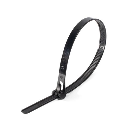 Set 100x Colier de Plastic Reutilizabil, 5x150mm, Negru - eMAG.ro