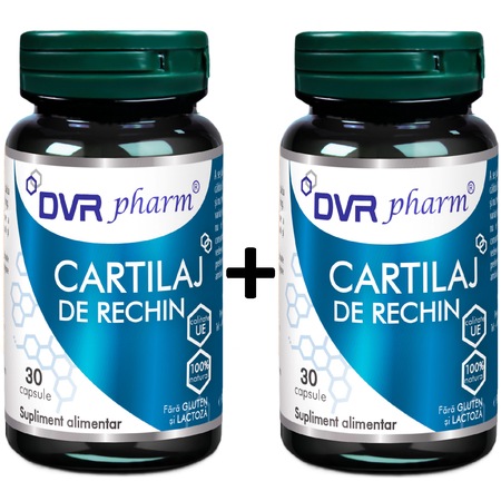 Pachet Cartilaj de Rechin 500mg, (min. 10% calciu si min. 4% ...