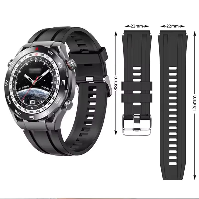 Bratara din silicon pentru Huawei GT 2, 3, 4 (46mm), GT 2 Pro, GT 3 Pro ...