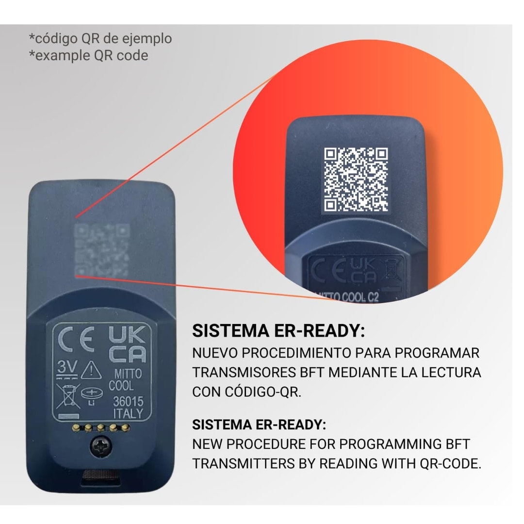 Telecomanda BFT mitto cool c2 cu doua canale, pentru usi de garaj ...