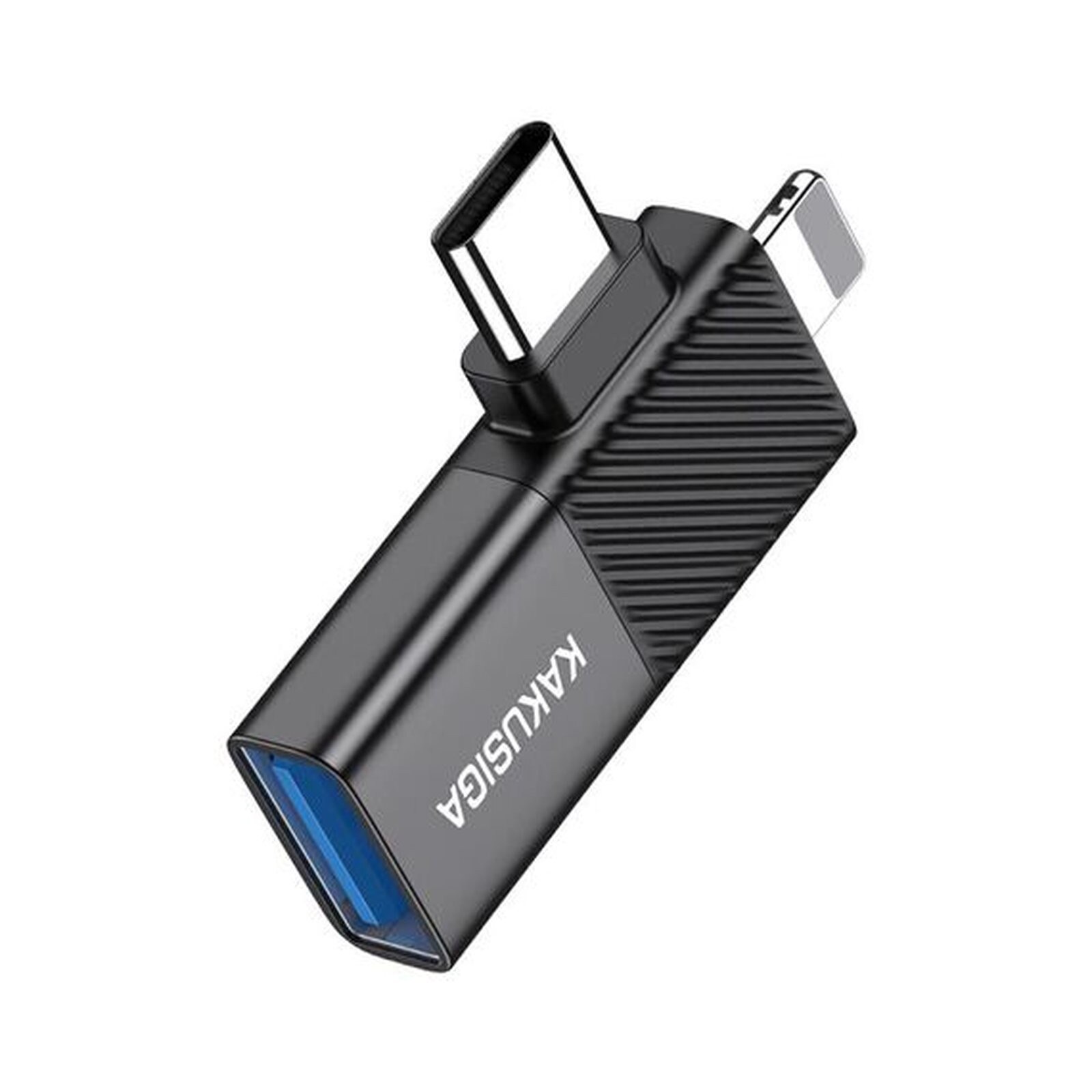 OTG telefon adapter, KakuSiga, KSC-1410 modell, USB-A – USB-C, fekete ...