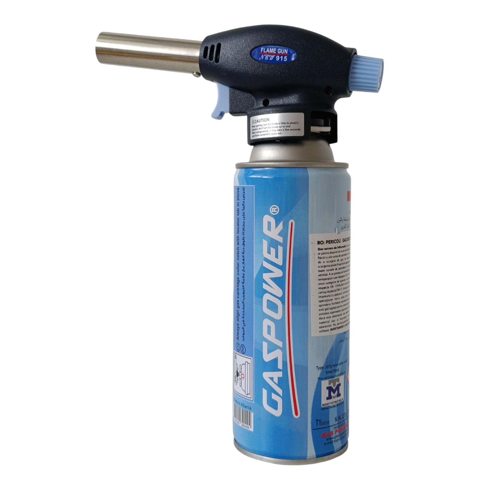 Aprinzator piezo cu spray Gaspower pentru camping, gratinare, incalzire ...