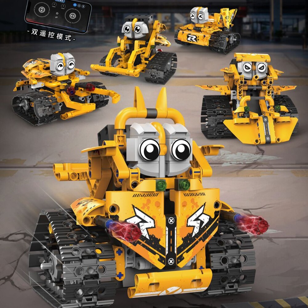 Set de Constructie Robot 5-in-1, STEM, Pentru Copii, Dezvoltare ...