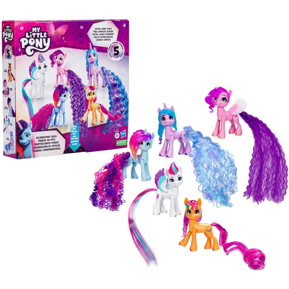 Set 5 figurine My Little Pony - Celebration Tails - eMAG.ro