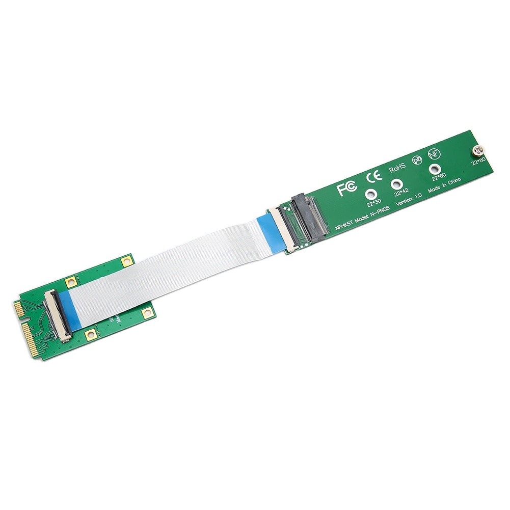 MINI PCIE–NVMe M.2 NGFF SSD adapter, 2230/2242/2260/2280, RoHs - eMAG.hu