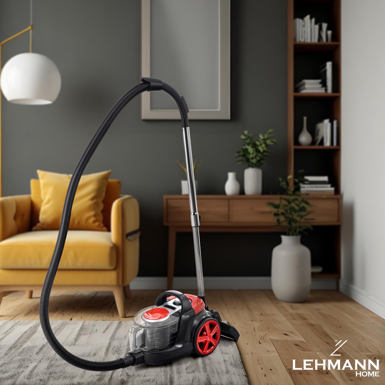 Прахосмукачка без торба Lehmann Viento 4000, Cyclone, 2.5l резервоар, 6 ...