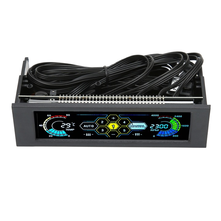 Controler temperatura ventilator pentru PC, Mmgoqqt, panou PVC, alarma ...