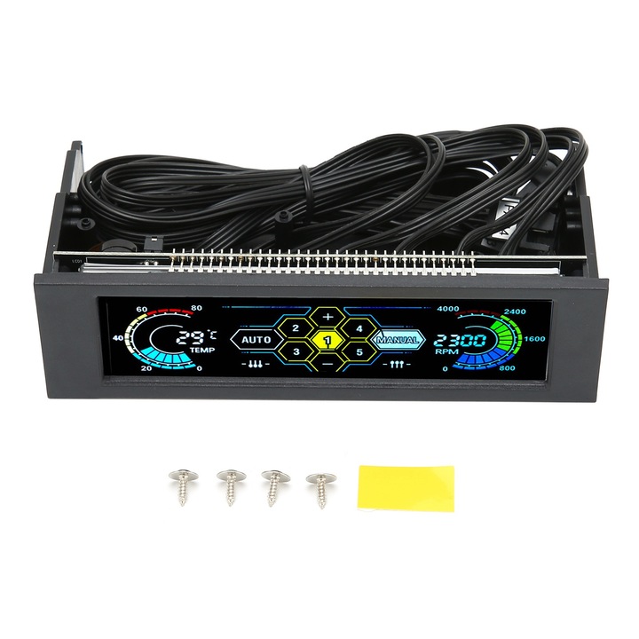 Controler temperatura ventilator pentru PC, Mmgoqqt, panou PVC, alarma ...