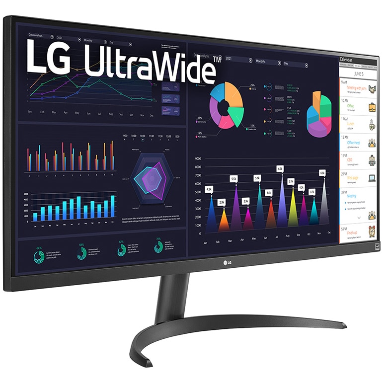 Monitor LG Ultrawide 34WQ500-B, IPS, 34", 2560 x 1080, 100Hz, 5Ms, AMD ...