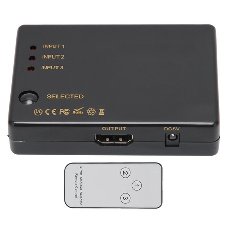 Switch 3 cai Multimedia de Inalta Definitie, Mmgoqqt, 4K, cu ...